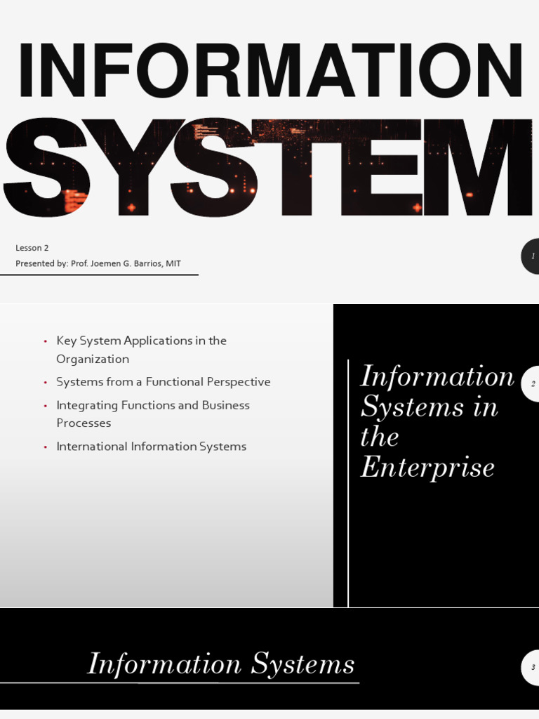 IM.lesson2 | PDF | Information System | Information