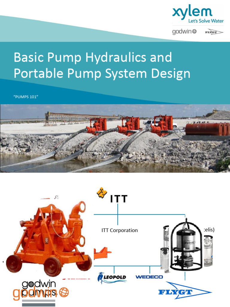 Pumping Hydraulics and Portable Pump System Design | PDF