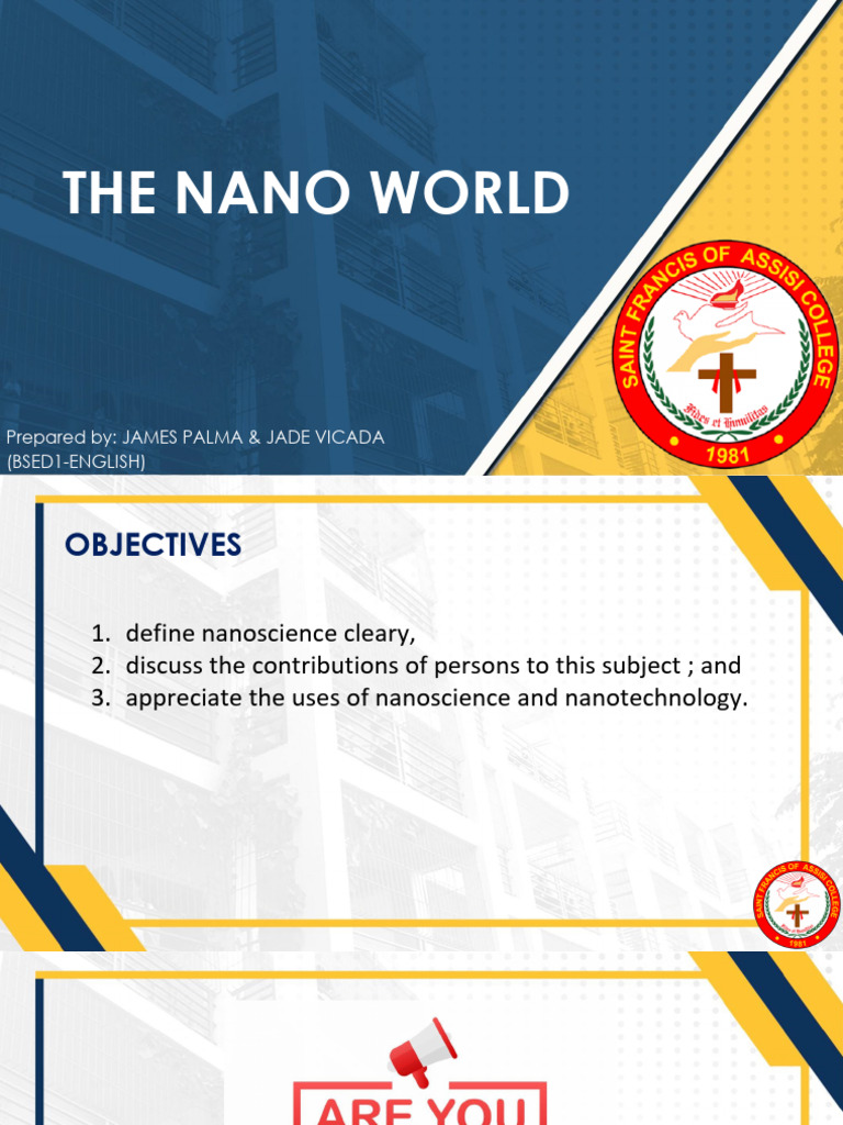 The Nano World | PDF | Nanotechnology | Emerging Technologies