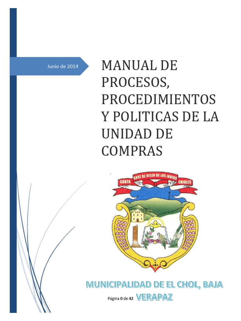 06A Manual de procesos de procedimiento de compras | PDF