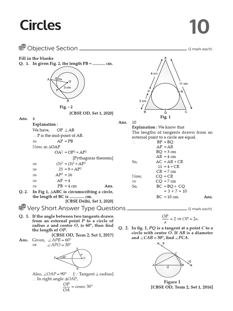Maths Circle | PDF | Circle | Perpendicular