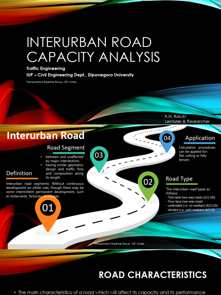 LECTURE CLASS 09_INTERURBAN ROAD CAPACITY ANALYSIS | PDF | Road | Traffic