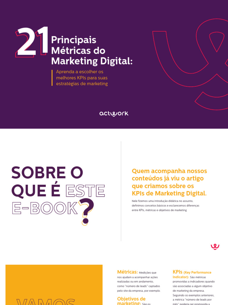 21-principais-metricas-do-marketing-digital | PDF | Marketing | Indicador de desempenho