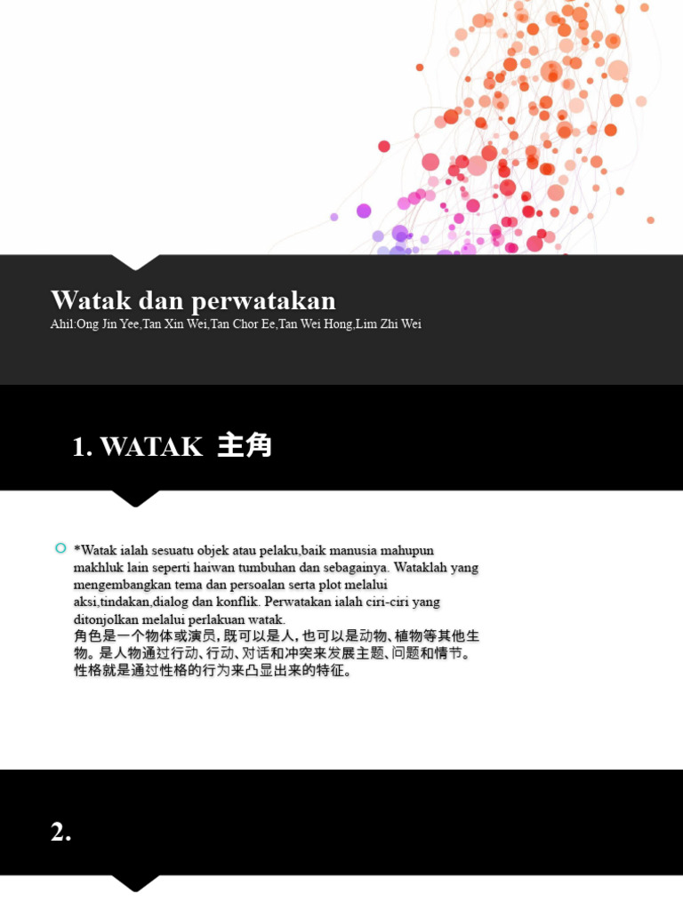 Watak Dan Perwatakan 2.0 | PDF