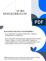 Revised Basic Education Curriculum (RBEC) | PDF
