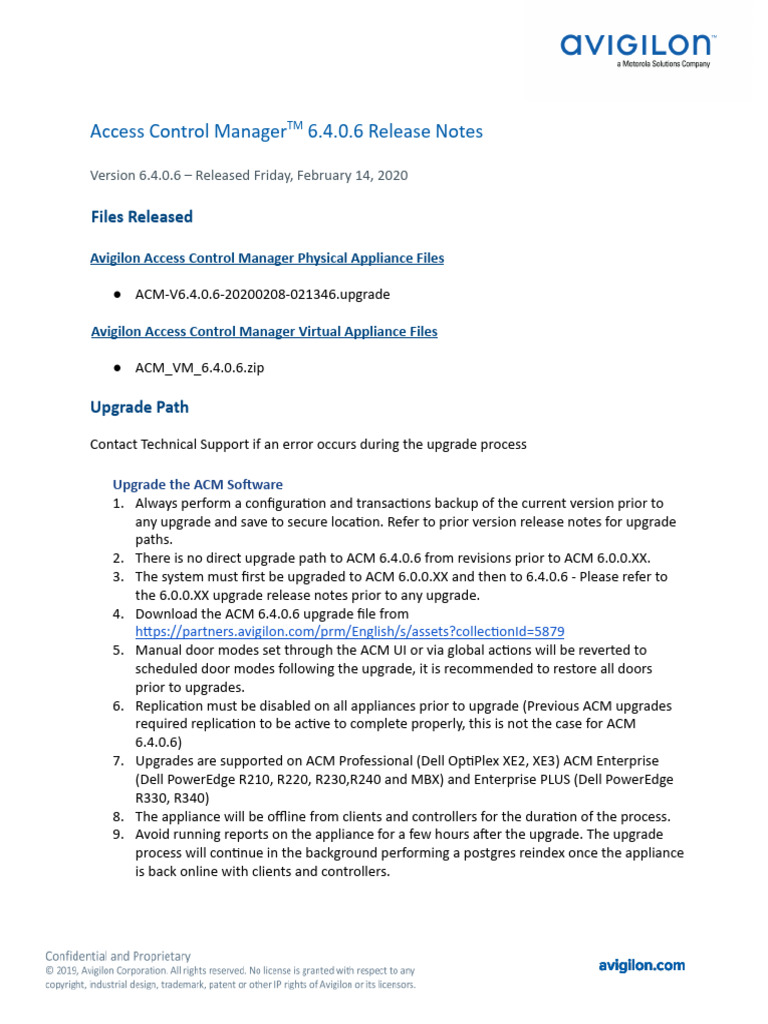 6.4.0.6 Customer Release Notes | PDF | Installation (Computer Programs ...