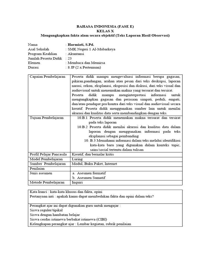Modul Membaca Dan Memirsa | PDF
