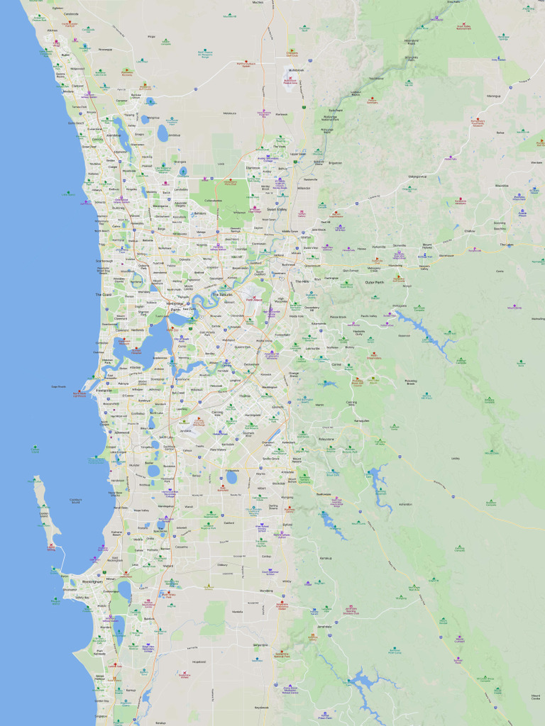 Perth Suburb Map 2023 | PDF