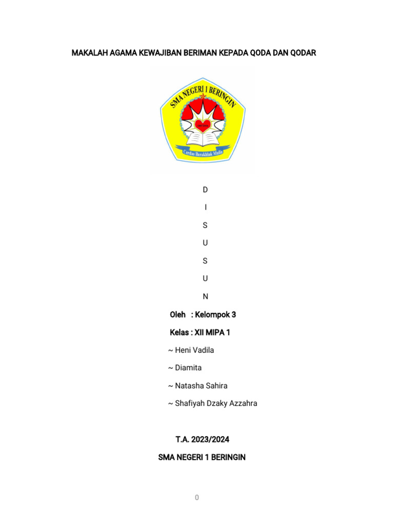 MAKALAH AGAMA K-WPS Office | PDF