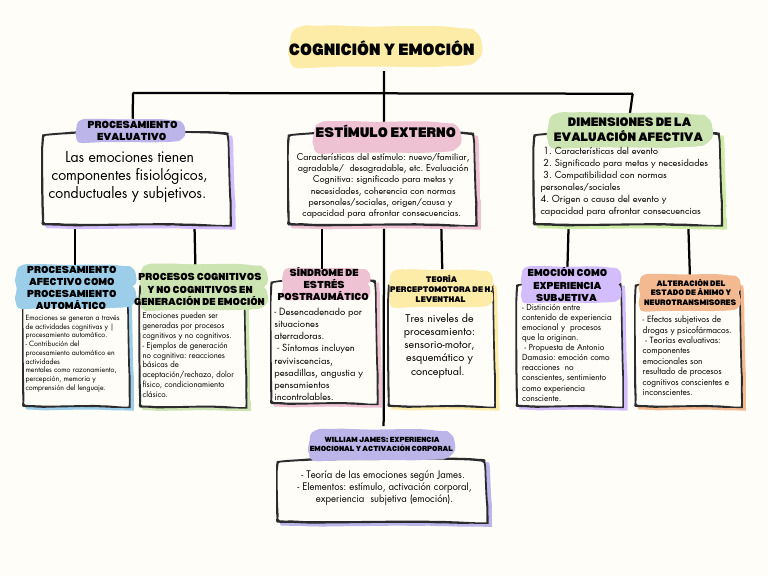 Mapa conceptual | PDF | Las emociones | Experiencia