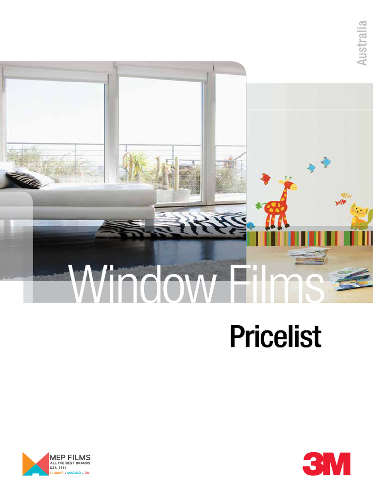 3M Window Films - Pricelist - LR 2015 | PDF | Materials | Building ...