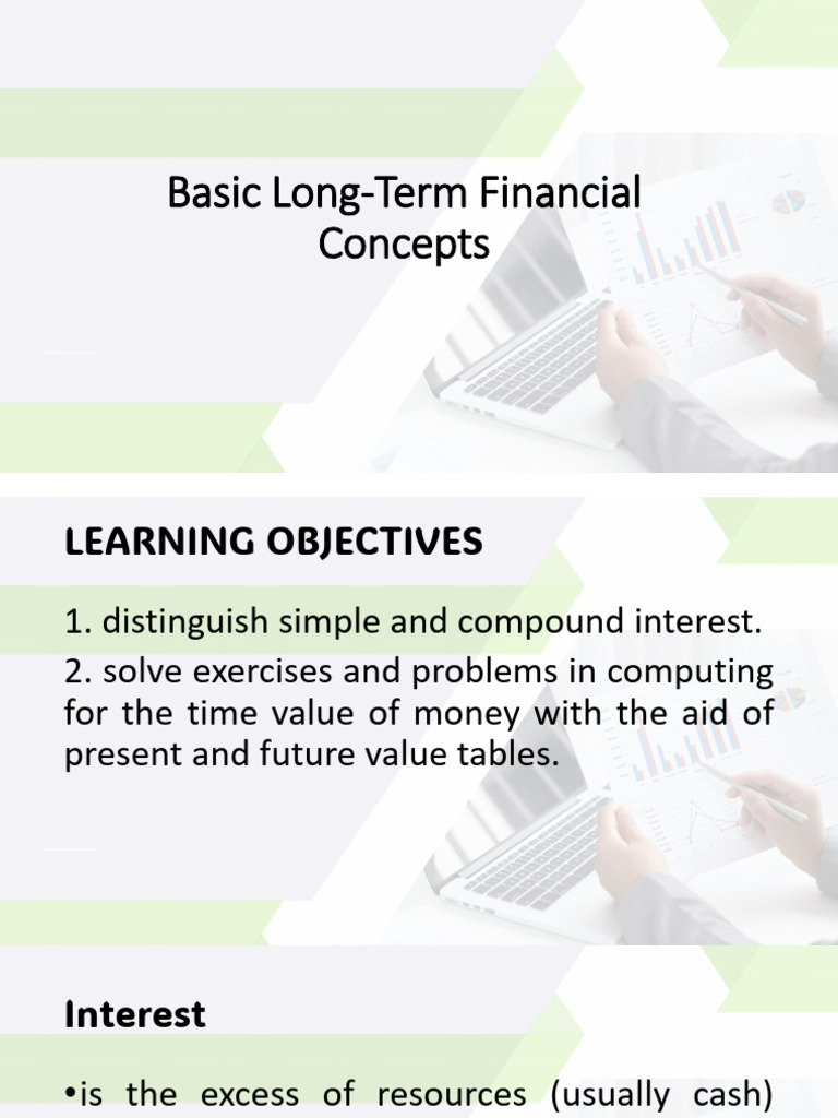 Basic Long Term Financial Concept | Download Free PDF | Interest | Present Value