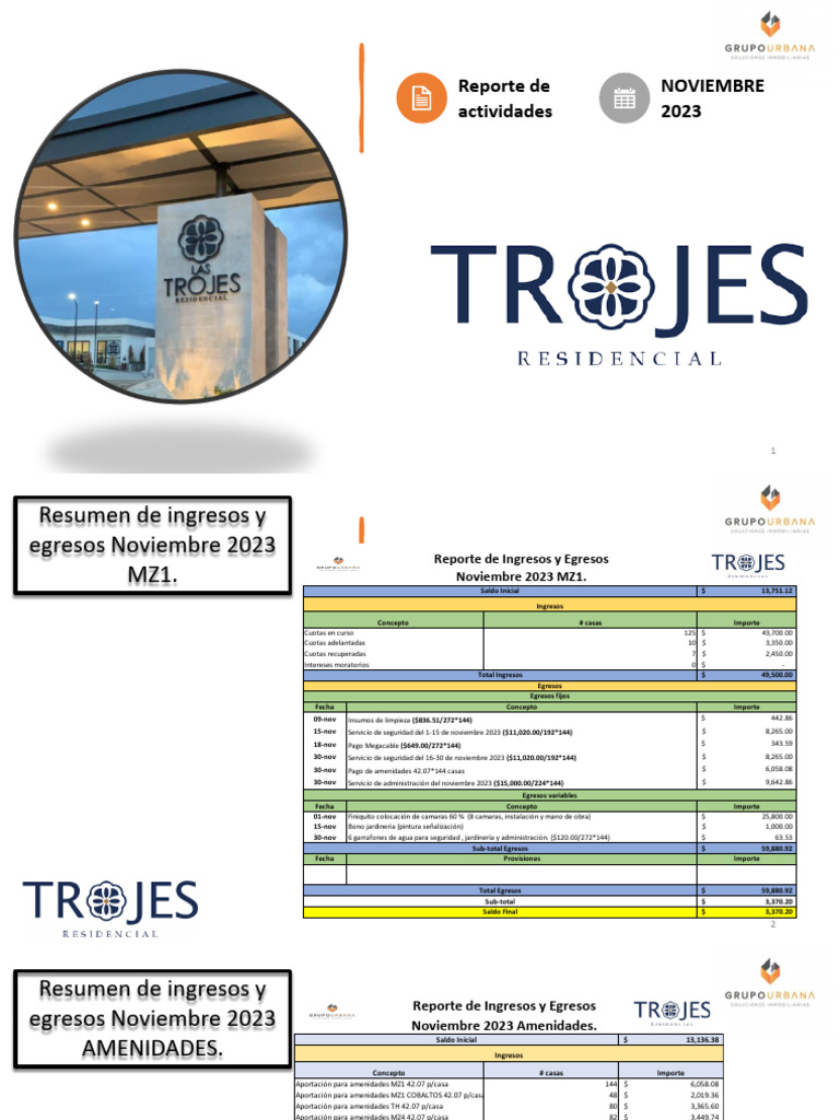 BOLETIN LAS TROJES NOVIEMBRE 2023 mz1 | PDF