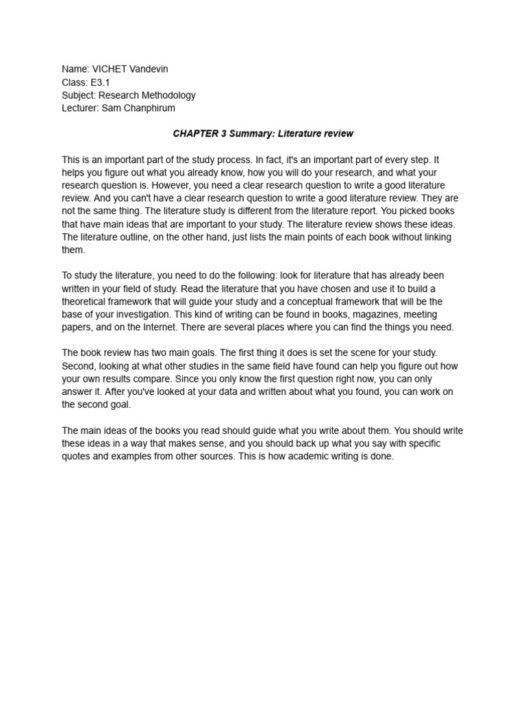 RM Homework Summary | PDF