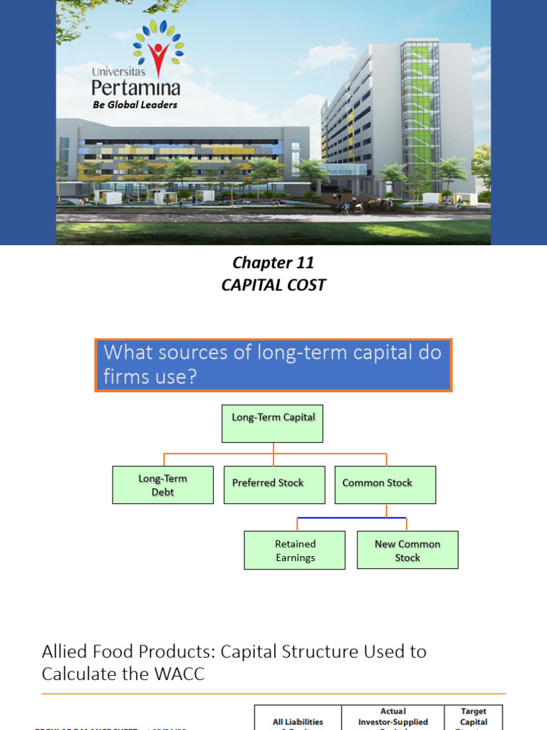 Chapter 11 Cost Capital | PDF | Cost Of Capital | Stocks