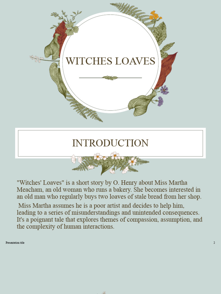 Witches' Loaves: Deceptive Appearances | PDF