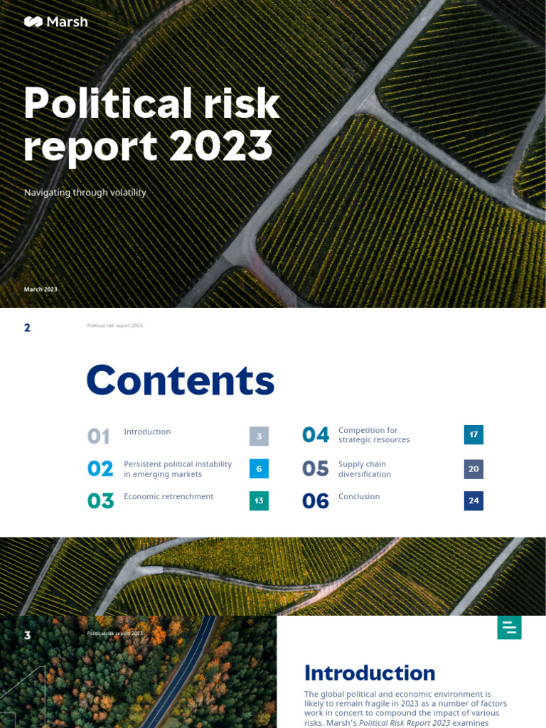 Marsh Political Risk Report 2023 | PDF