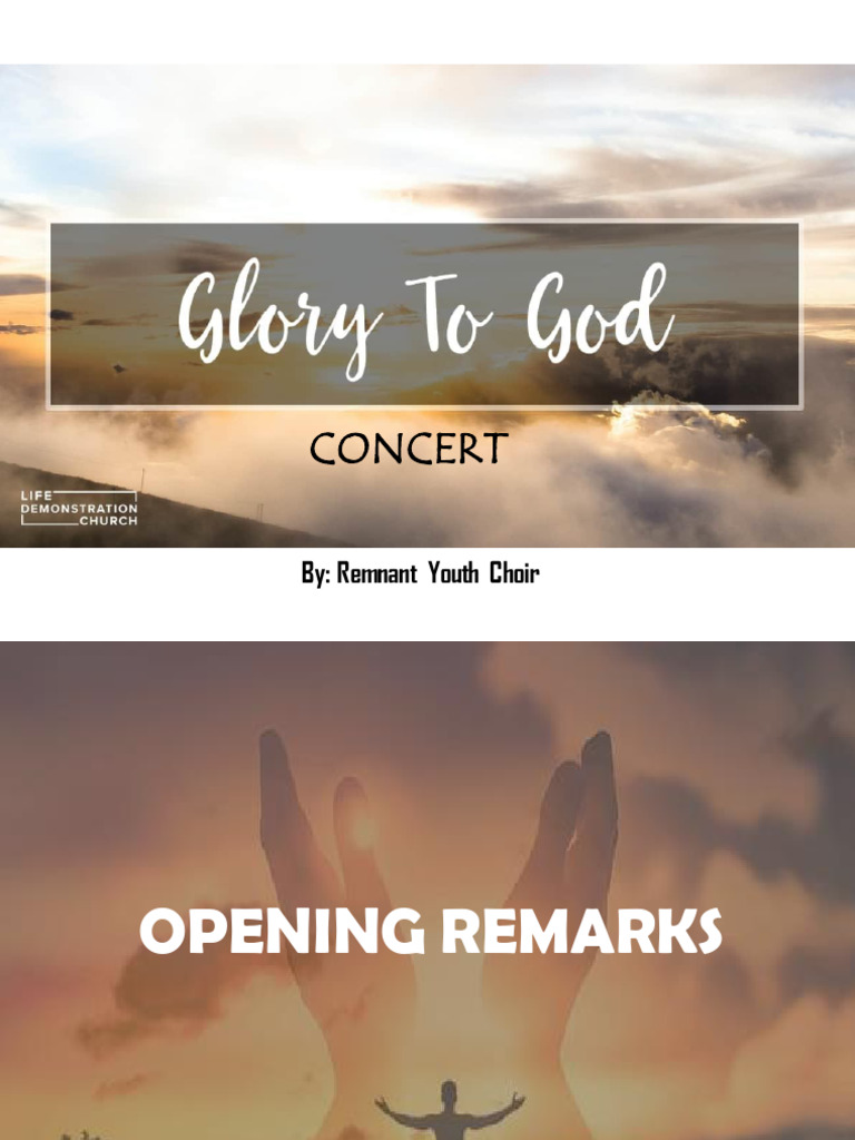 Glory to God | PDF