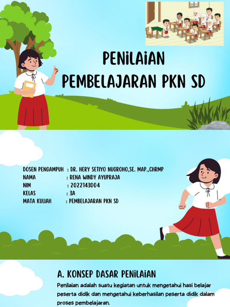 Rena Windy Ayupraja (2022143004) PENILAIAN PEMBELAJARAN SD | PDF