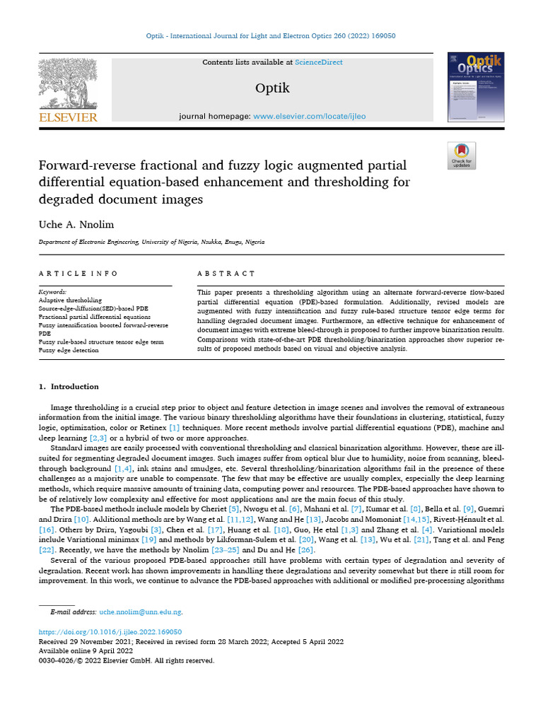 Forward Reverse Fractional and Fuzzy Logic Augmented Partial Differe ... Forward Reverse Fractional and Fuzzy Logic Augmented Partial Differe ...