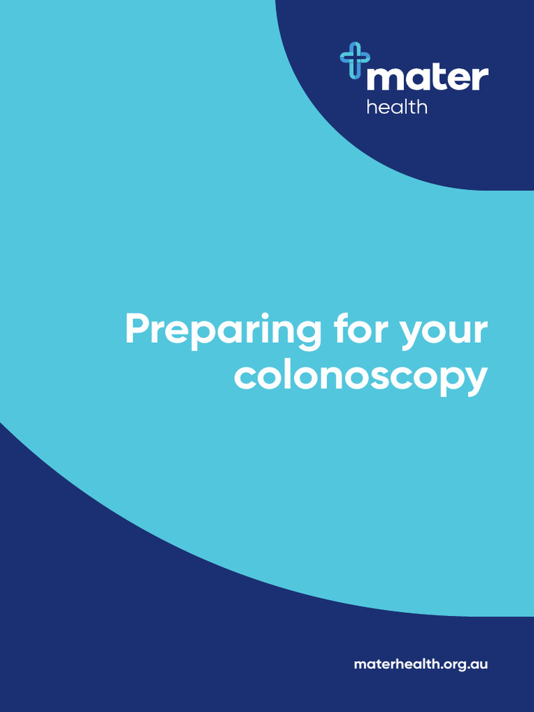 Mater Health Preparing For Your Colonoscopy A5 Booklet Mar2021 V5 WEB ...