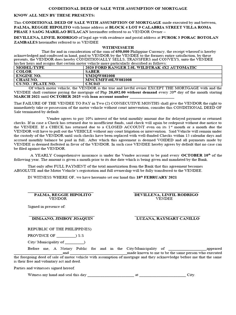 Deed | PDF | Mortgage Loan | Deed