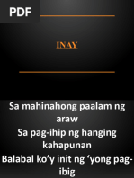 Inay Lyrics | PDF