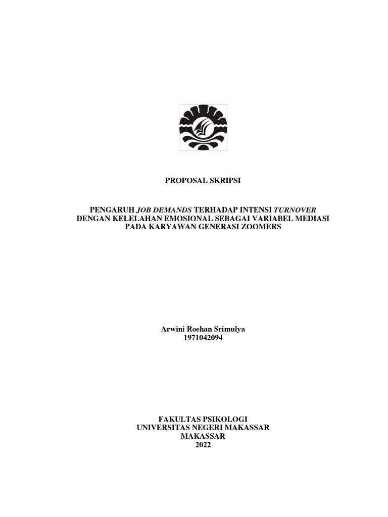 File Proposal | PDF | Karier & Perkembangan