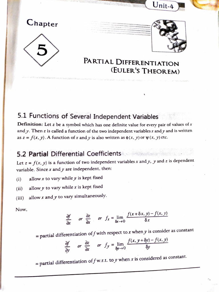 Partial Differentiation | PDF | Teaching Methods & Materials