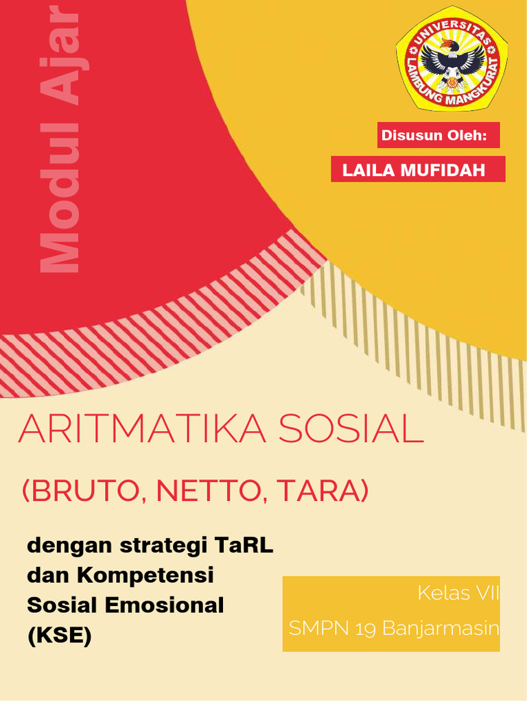 Laila Mufidah - Modul Ajar Bruto Netto Tara | PDF