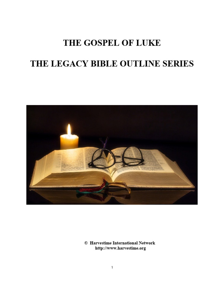 Luke Outline | PDF | Mary, Mother Of Jesus | Gospel Of Luke