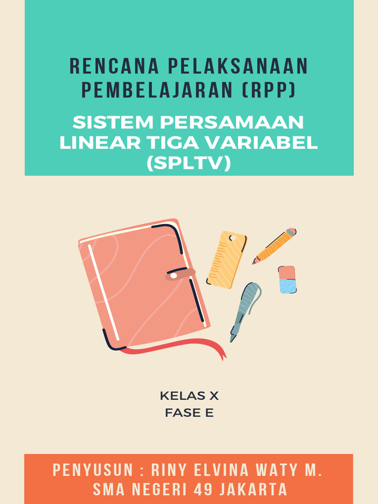 Modul SPLTV Lengkap LKPD | PDF | Karier & Perkembangan | Seni