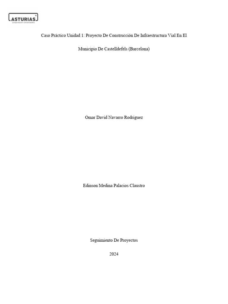 Caso Practico Clase 2 | PDF | Presupuesto | Infraestructura