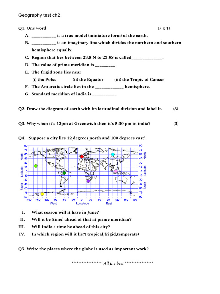 Geo Test 2 | PDF