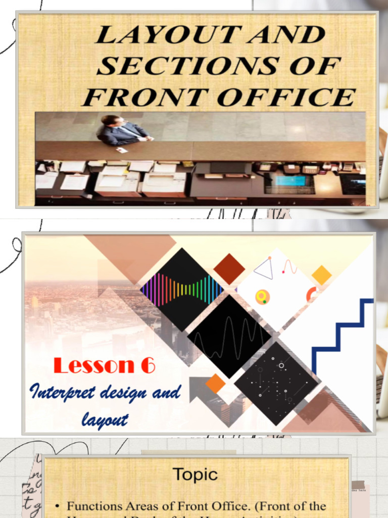 Front Office Services Interpret Layout Design | PDF
