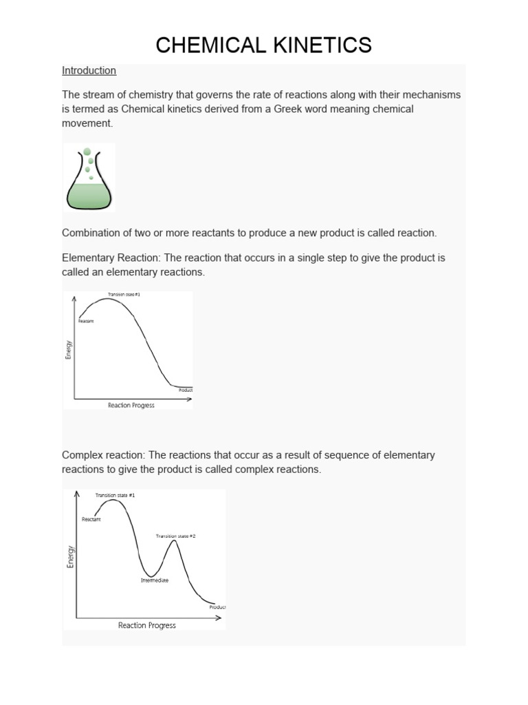 Understanding Chemical Kinetics Basics | PDF | Reaction Rate ...
