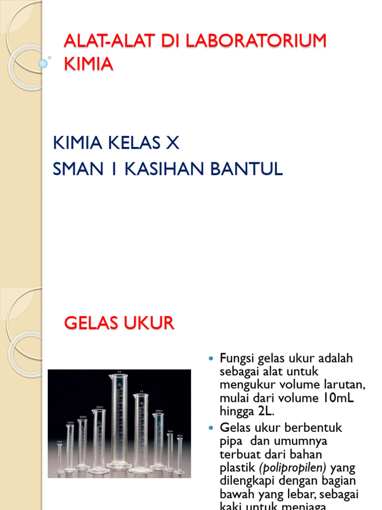 Alat-Alat Di Laboratorium Kimia | PDF | Kesehatan Holistik