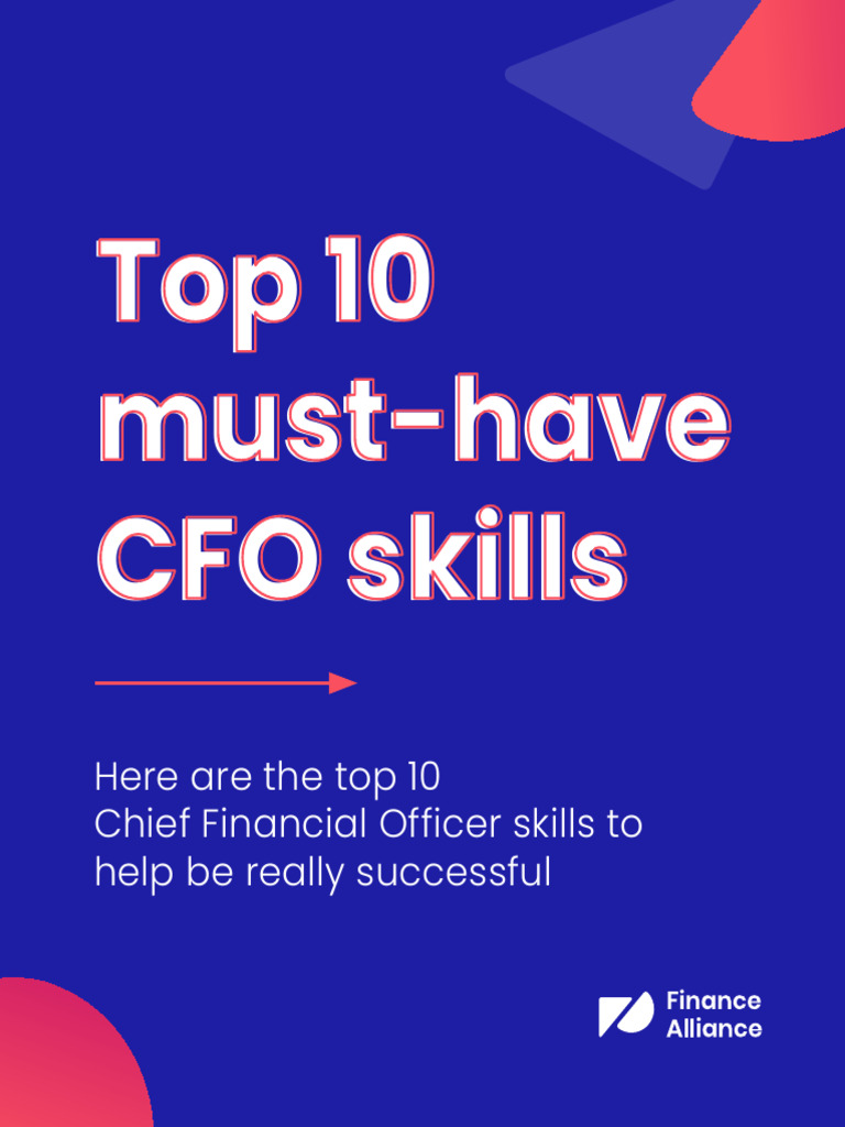 Top 10 CFO Skills 1692086732 | PDF | Chief Financial Officer | Leadership
