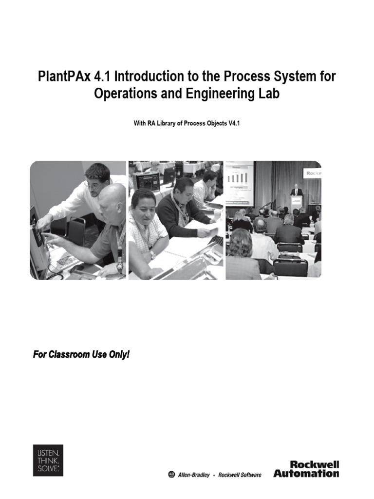 01 PlantPAx 4.1 Intro To Process System For Oper and Engr Lab | PDF | Automation | Library ...