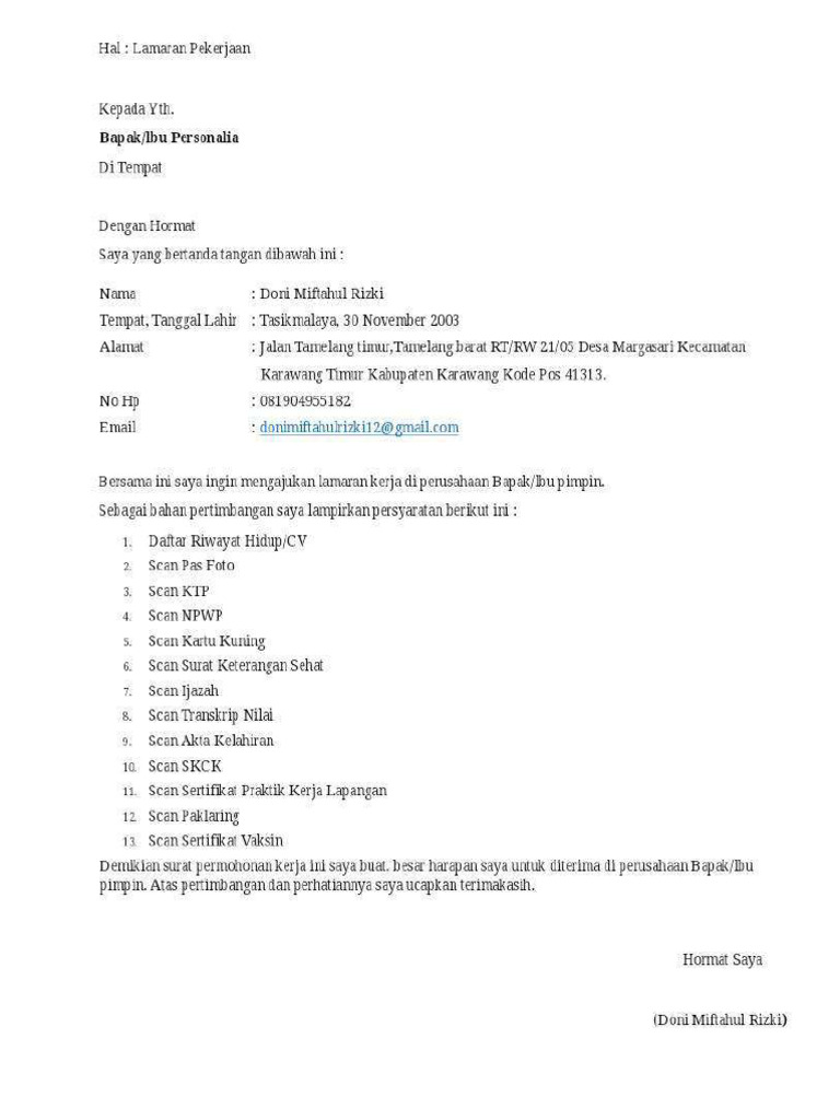 CV + Berkas Lamaran_compressed | PDF