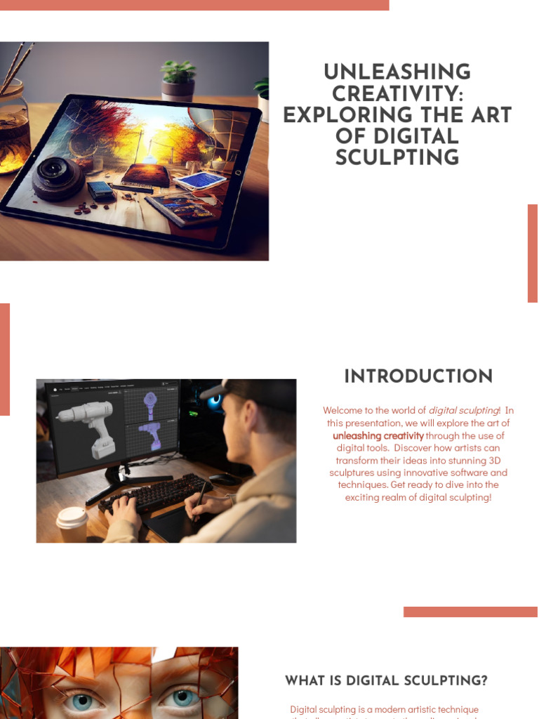 Unleashing Creativity Exploring The Art of Digital Sculpting | PDF | Computers