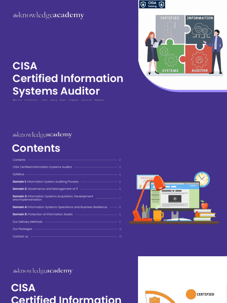 CISA Certified Information Systems Auditor | PDF | Information Security | Business