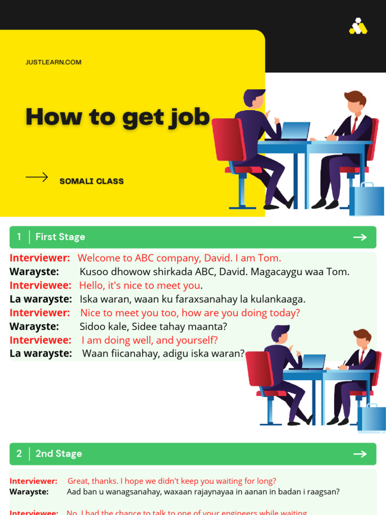 Somali Class Somali Class | PDF | Career & Growth | Business