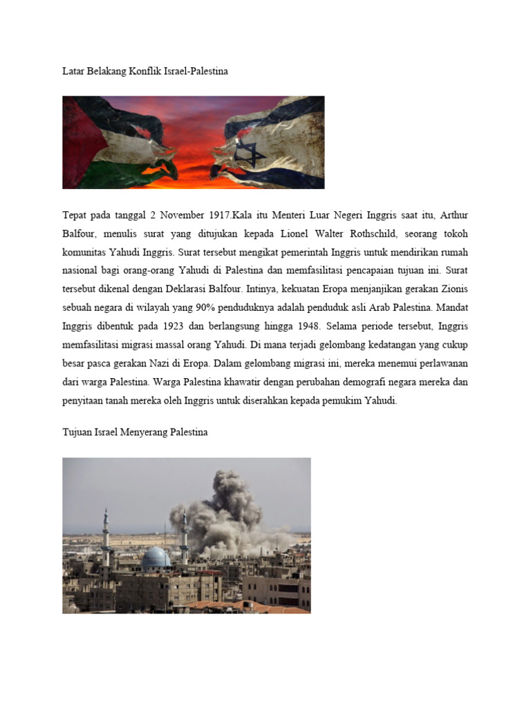 bahan poster konflik israel palestina | PDF