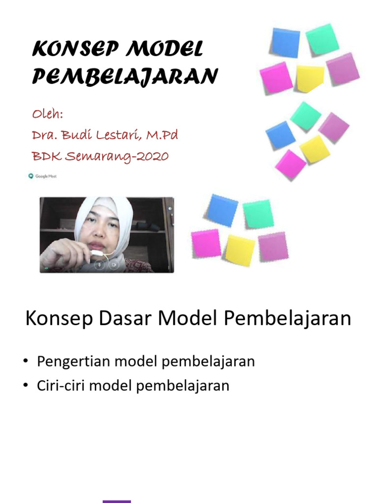 Konsep Model Pembelajaran - Budi Lestari | PDF