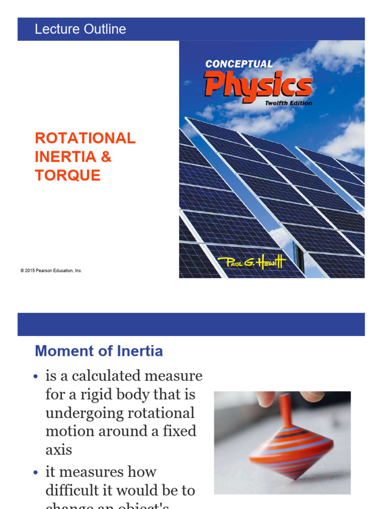 Rotational Inertia 2023 - Handout | PDF | Rotation Around A Fixed Axis ...