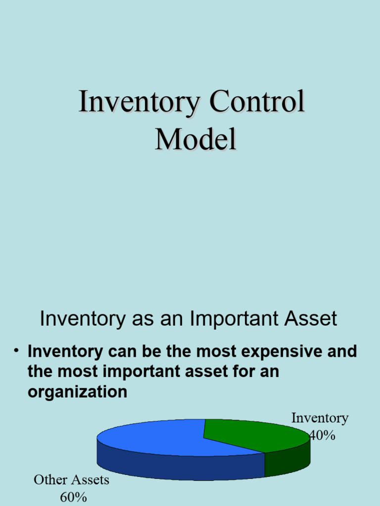 Inventory Models | PDF | Computers