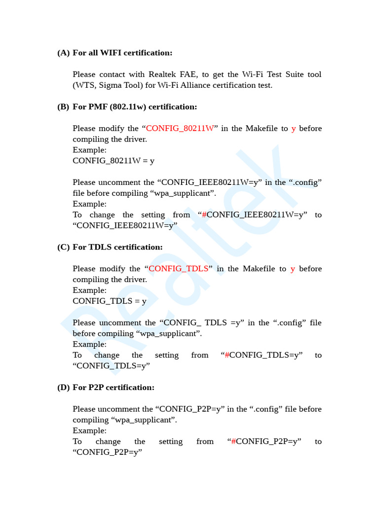 Wi-Fi Certification Setup Guide | PDF