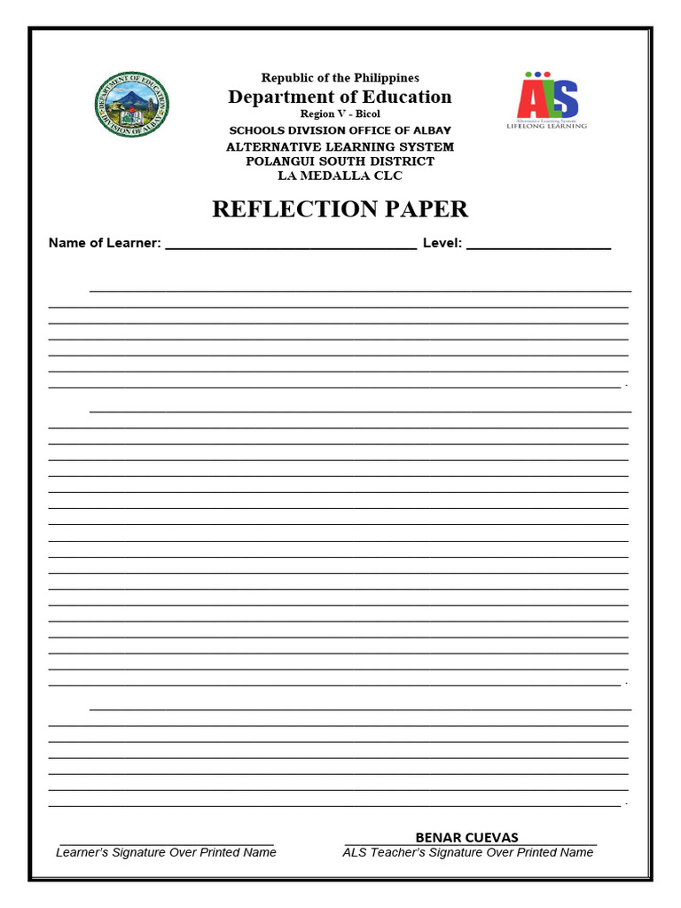 Reflection-Paper-for-PPA | PDF