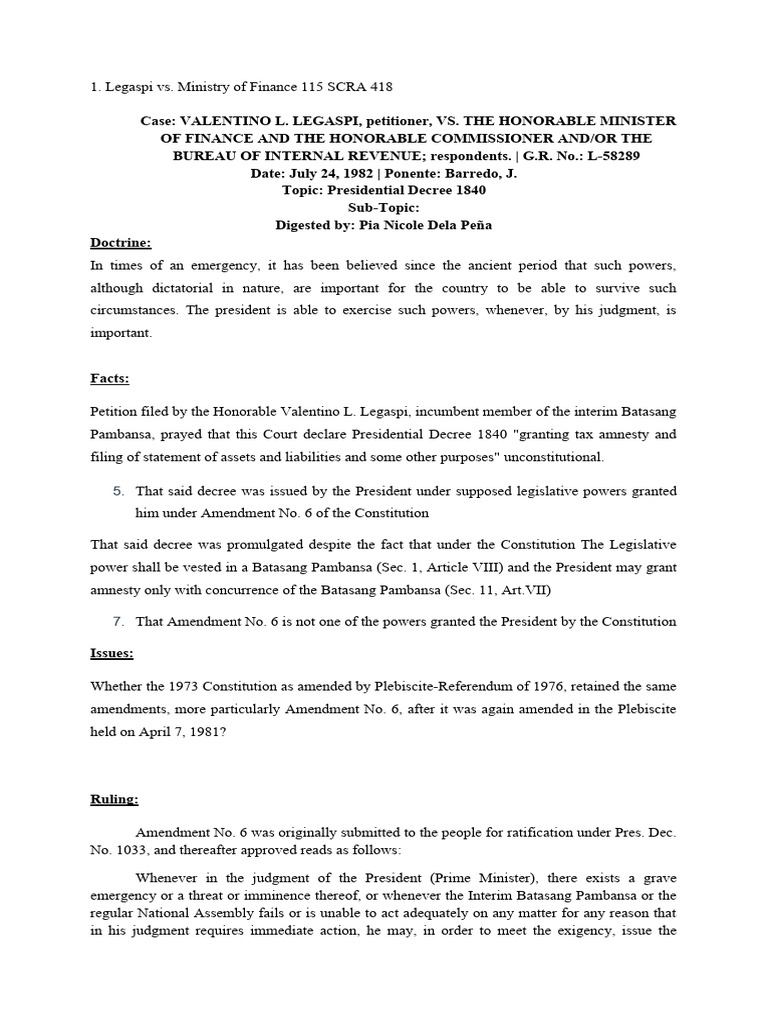 Case Digests Compilation For Statcon | PDF | Law